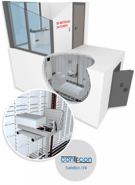 SafeBot - Digitale Schließfachanlagen - 24.Std. Roboter Kundensafe, AVM ...